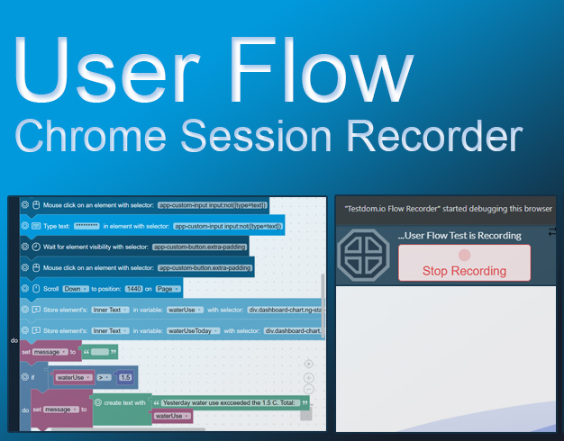 User Flow Recorder (No-Code SaaS) for Testdom.io
